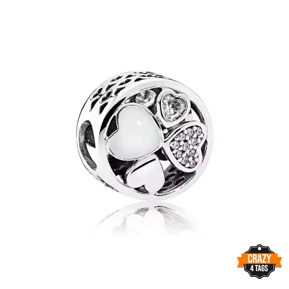 Pandora | Jewelry | Pandora Hearts Of Love Open Work Charm | Poshmark